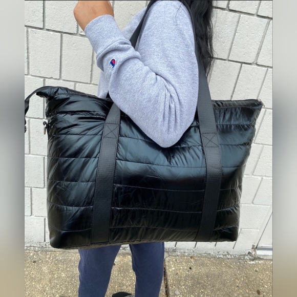 wild fable | Bags | Wild Fable Black X Large Quilted Nylon Crossbody ...